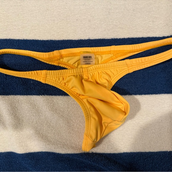 Grand Axis | Swim | Mens Yellow Swim Thong By Grand Axis | Poshmark